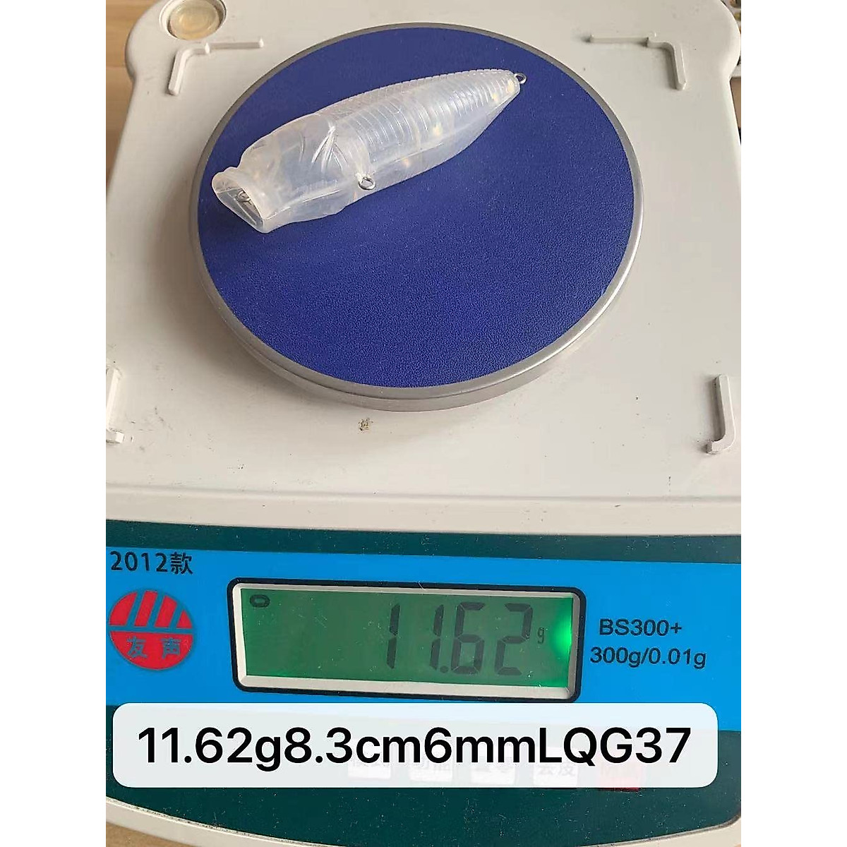 10PCS Unpainted Fishing Popperbait Blanks 8.3cm 11.6g with 6mm Free 3D Simulation Fishing Eye Popper Baits Artificial Blank Clear Hard Baits Trout Salmon Minnow Lure Crankbait Topwater Freshwater