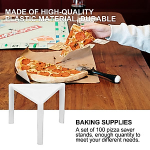 UPKOCH 100pcs Pizza Saver Tabletop Pizza Saver Pizza Tripod Pizza Box Saver Stand Tripod Stack