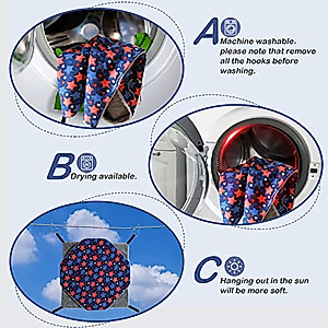 petonfun Ferret Rat Hammock Set Guinea Pig Hideout Bed,Soft Hamster Toys Hanging Tunnels and Tubes,Plush Small Animal Pet Chinchilla for Cage Accessories Hide,Play and Sleep,2 Pack,Blue Star