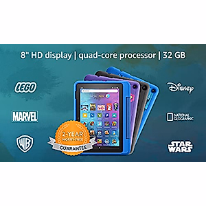 Amazon Fire HD 8 Kids Pro tablet, 8" HD, ages 6–12, 32 GB, (2021 release), Doodle