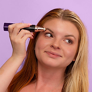 SPA SCIENCES - AIVA - The 2-in-1 Facial Hair Remover & Eyebrow Trimmer with Built-in LED Lights