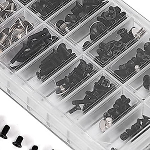 Computer Screw Kit, Fasteners 360Pcs Durable Alloy Steel Screws M2 M2.5 M3 for Electronic Product Maintain