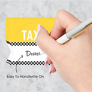 Big Dot of Happiness NYC Cityscape - New York City Party Tent Buffet Card - Table Setting Name Place Cards - Set of 24