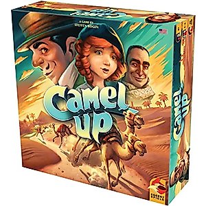 Camel Up (Second Edition) | Strategy , Dice Game | Family Board Game for Adults and Kids | Ages 8 and up | 3 to 8 Players | Average Playtime 30-45 Minutes | Made by Eggertspiele