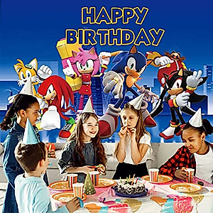 60x40 Inches Birthday Backdrop for Party, Soni Birthday Decoration with Good Wrinkle Resistance, Birthday Party Supplies as Background, Happy Birthday Banner 5X3 ft for Kids, Boys, and Girls