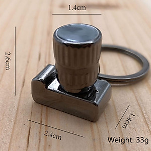 FUSTMW Photographer Gift Camera Keychain Photography Gift Black Camera Charm Jewelry Gifts For Photographer Lovers (Black)