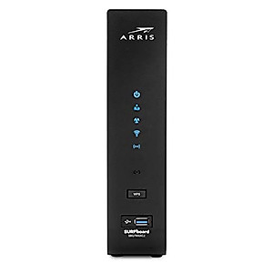 ARRIS Surfboard SBG7600AC2 DOCSIS 3.0 Cable Modem & AC2350 Dual-Band Wi-Fi Router, Approved for Cox, Spectrum, Xfinity & Others (Black) & Roku Express 4K+ 2021 | Streaming Media Player HD/4K/HDR