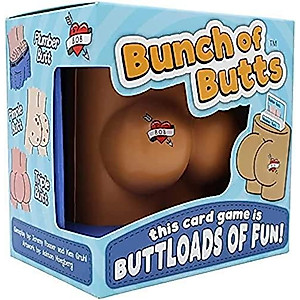 Bunch of Butts Card Game- Fast Paced, Funny Family Game, Easy to Learn, Portable &Travel Friendly for Any Occasion, Includes Card Holder & 71 Cards, 2 to 8 Players, 10 to 15 Min Play Time, Ages 7+
