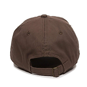 Bicycle Bike Baseball Cap Embroidered Cotton Adjustable Dad Hat Brown