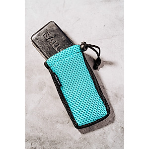 Ballsy Sud Sack Soap Pouch, Exfoliating Sponge for Baths and Showers - Compatible with Duke Cannon & Related Bars, Blue