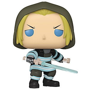 POP Fire Force Arthur with Sword Funko Pop Vinyl Figure (Bundled with Compatible Pop Box Protector Case) Multicolored 3.75 inches