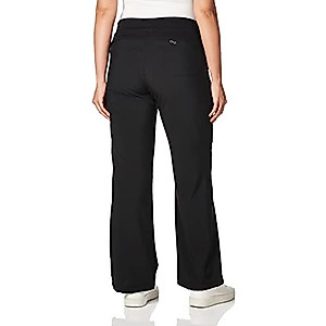 Cherokee Infinity Women Scrubs Pant Low Rise Straight Leg Drawstring 1123A, L, Black