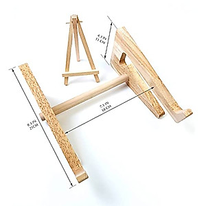 KaLeemi Laptop Stands, Wooden Laptop Stand for Notebook Computer 11 -15 inch Compatible with Apple MacBook Air, Mac Pro and iPad Pro, HP, DELL, Acer, Toshiba, Surface, Lenovo etc.Free Phone Holder