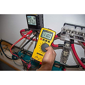 Sperry Instruments DM6850T Digital Multimeter, Thin, TRMS, Bluetooth, Autoranging, 600 V AC/DC, 10A Current, Con﻿Tinuity, Resistance, Capacitance, Frequency, Temperature