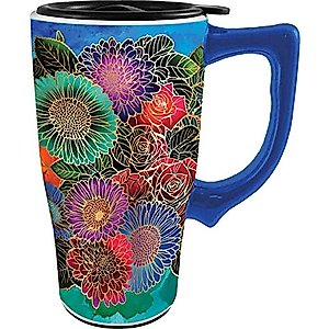 Spoontiques Flowers Travel Mug