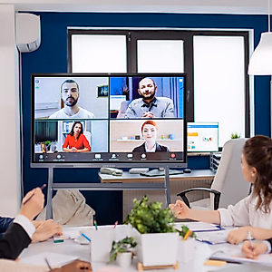 EUNIVON Smart Board, 65'' 4K UHD Interactive Whiteboard, Dual System Interactive Touch Screen Smart Whiteboard, Smartboard for Classroom and Business (Stand Not Included)