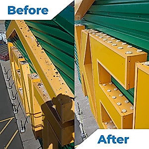 Bird Barrier Dissolve-It Max Enzyme Cleaner - Mix with Water – Bird Dropping Cleaner - Dissolves Waste – Treat Affected Areas Before Installing Bird Control Products - Bird Cage Cleaner - 1 Pint Makes 1/2 Gallon