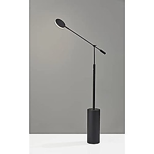 Adesso Home 2151-01 Contemporary Modern LED Floor Lamp from Grover Collection in Black Finish, 6.00 inches