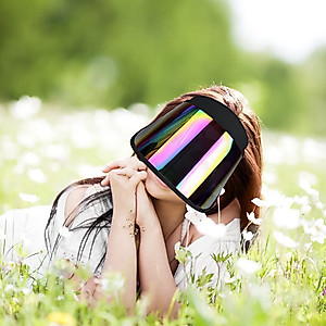 Face_Shield Protector Sun Visor Hat UV Protection Summer Sun Cap Great for Oudtoor Hiking Camping Golf Tennis Cycling Black