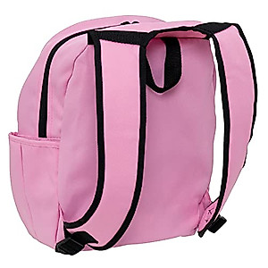 Miraculous Ladybug Personalized Backpack with Custom Name Printed on Pink Book Bag | Zippered Compartments and Side Water Bottle Pockets | Youth Size School Bag