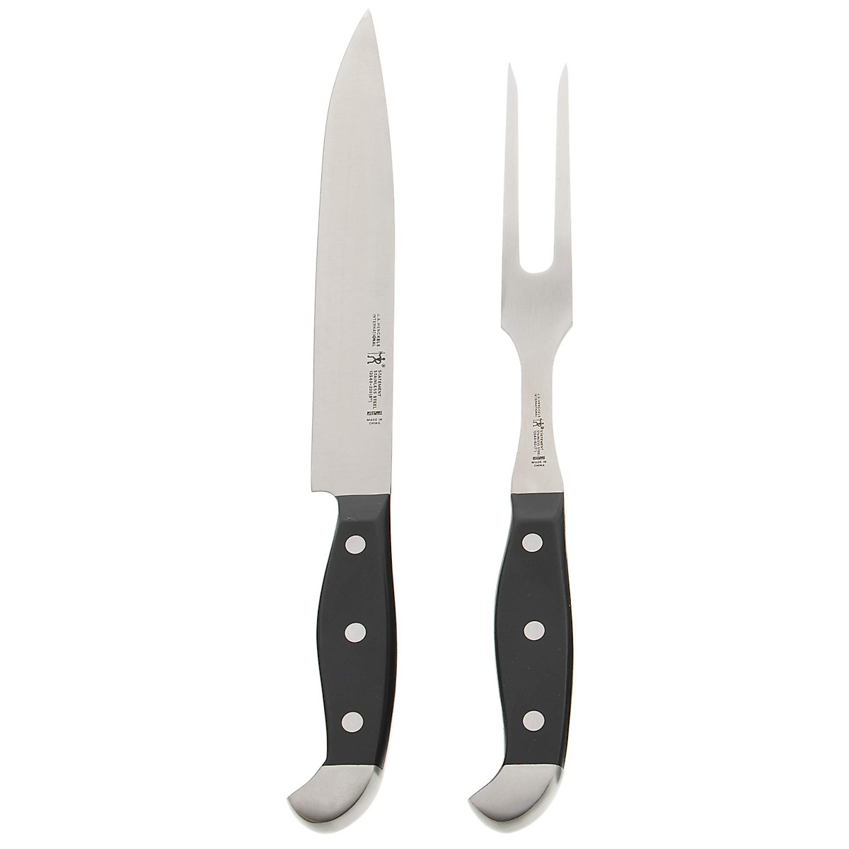 HENCKELS Statement Razor-Sharp Carving Set + Bread Knife, German Engineered Informed by 100+ Years of Mastery