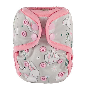 Sigzagor Newborn Baby Diaper Nappy Cover 8lbs-10lbs (Hot Air Balloon)