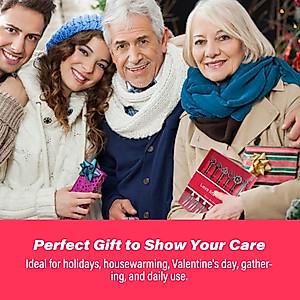 6 Pack Fruit Forks Stainless Steel Pickle Forks, 4.84 Inch Small Cocktail Forks for Olive Appetizer Dessert Seafood, Gifts for Women in Her Birthday Anniversary Valentines Mother’s Day