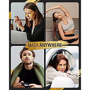 Maskiss 25-Pairs 24K Gold Under Eye Patches, Eye Mask, Eye Patches for Puffy Eyes, Eye Masks for Dark Circles and Puffiness, Collagen Skin Care Products