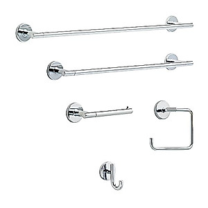 Lyndall Double Robe Hook in Polished Chrome