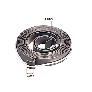 uxcell Drill Press Spring Drill Press Quill Feed Return Coil Spring Assembly Spring Steel Chemical Blackening Finish 1540mm Expand Long 59 X 10 X 1.2mm