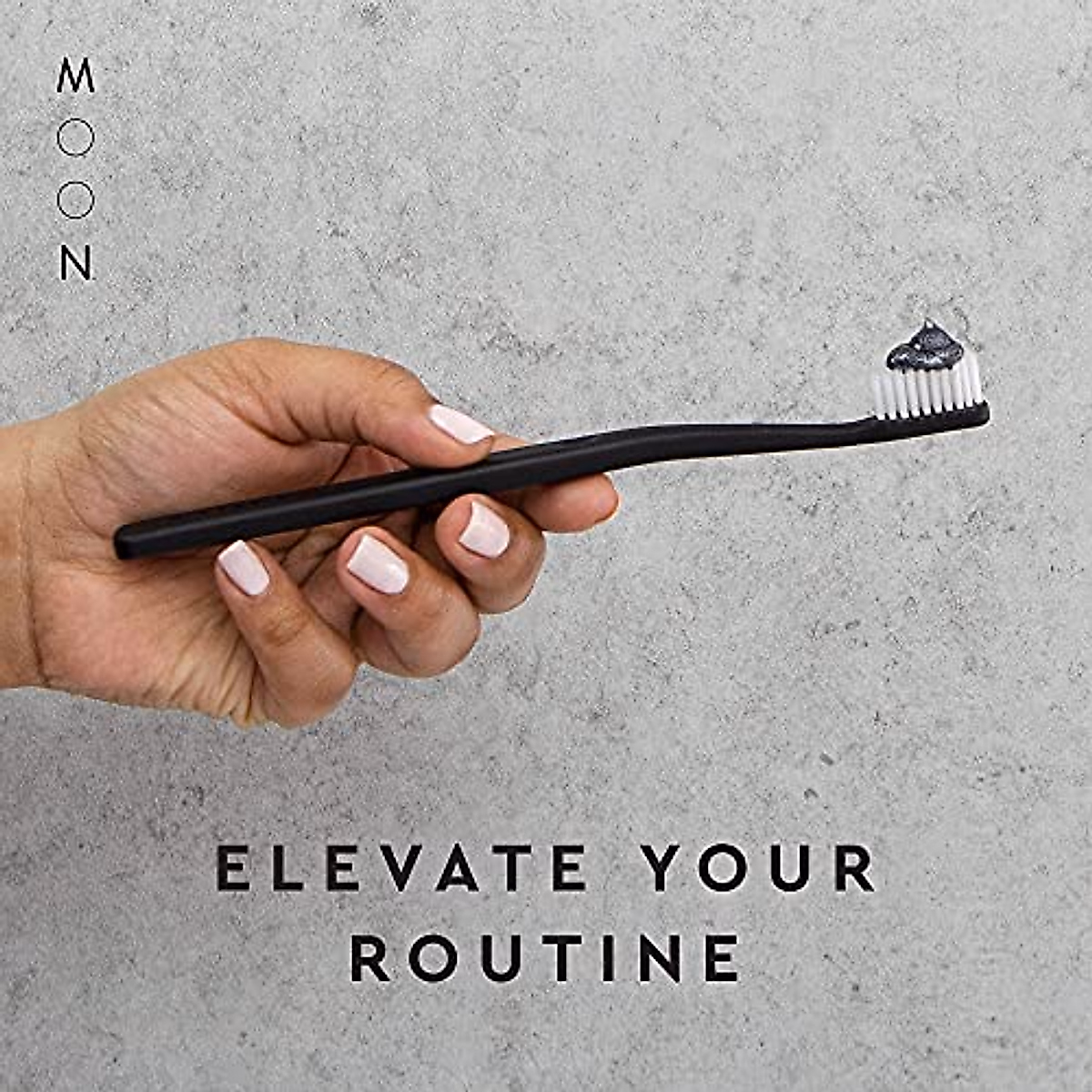 Moon Toothbrush and Whitening Anticavity Toothpaste Bundle