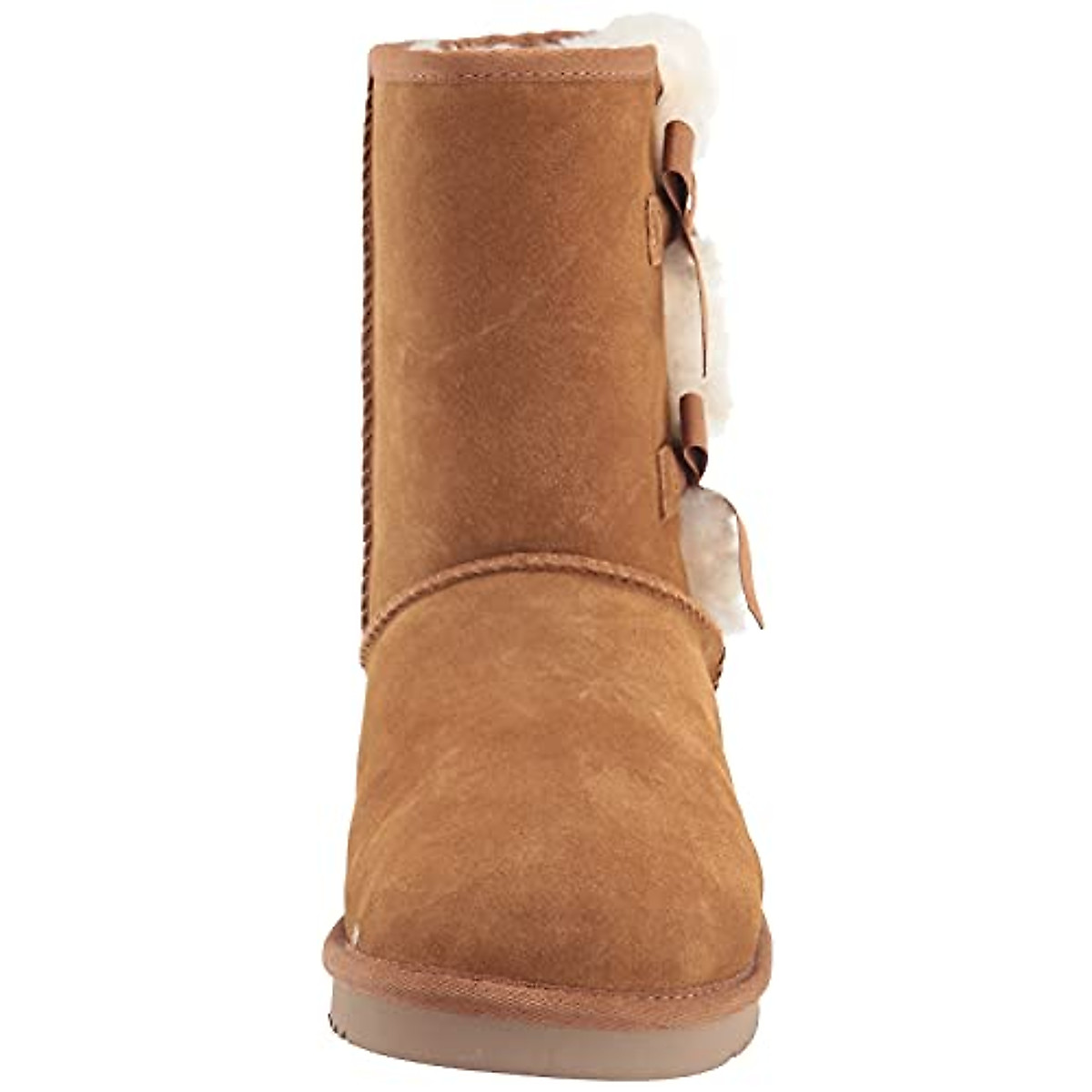 Koolaburra by UGG womens Victoria Short Fashion Boot, Chestnut, 8 US