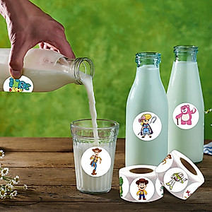 Stickers for Kids 500pcs Race Birthday Party Supplies Decorations Party Favor Supply Roll Sticker Reward Gifts Goody Bag Decoration Water Bottle Skateboard