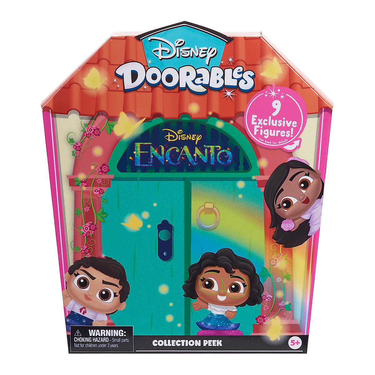 Disney Doorables Encanto Collection Peek, 9 Collectible Figurines in a Casa Madrigal-Themed Box, Kids Toys for Ages 5 Up by Just Play