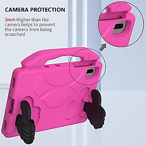 Tablet Case Suitable for Samsung Galaxy Tab S8 11.0" 2022 SM-X700 SM-X706 S7 SM-T870 T875 T876B 2020 EVA Kids Cover (Color : Red, Size : 11 inch TabS7 TabS8)