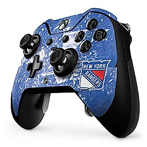Skinit Decal Gaming Skin Compatible with Xbox One Elite Controller - Officially Licensed NHL New York Rangers Frozen Design