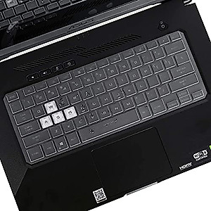 Keyboard Cover for ASUS ROG Zephyrus G14 GA402 2023 2022 & Zephyrus M16 GU604 GU603 & Zephyrus G16 GU603, ROG Flow X13 GV301 & ROG Flow X16 2023, ROG Zephyrus G14 2023 Keyboard Skin Protector - TPU