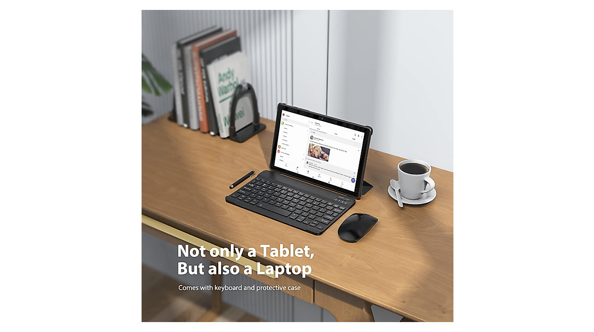 YOTOPT Android 12 Tablet 10 Inch with 4GB RAM & 64GB Storage