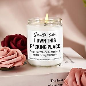 Younift Funny Housewarming Candle, House Warming Gifts New Home Gifts Ideas, Housewarming Gifts for Women, Men, Couple, New Homeowner Gifts, New Apartment Gifts, Closing Gifts for Home Buyers