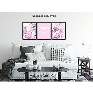 Fashion Wall Art & Decor - Glam Luxury Fashion design Poster - Haute couture - Inspiration Motivation Positive Quotes Wall Decor - Shabby chic Wall Art - Gift for Woman, Girl, Teens, Fashionista