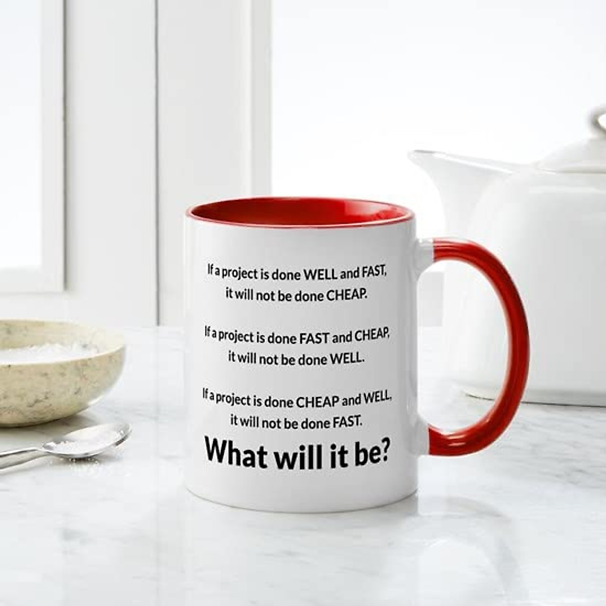 CafePress Project Management Mugs Ceramic Coffee Mug, Tea Cup 11 oz
