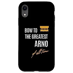 iPhone XR Bow To The Greatest Arno Of All Time First Given Name Case