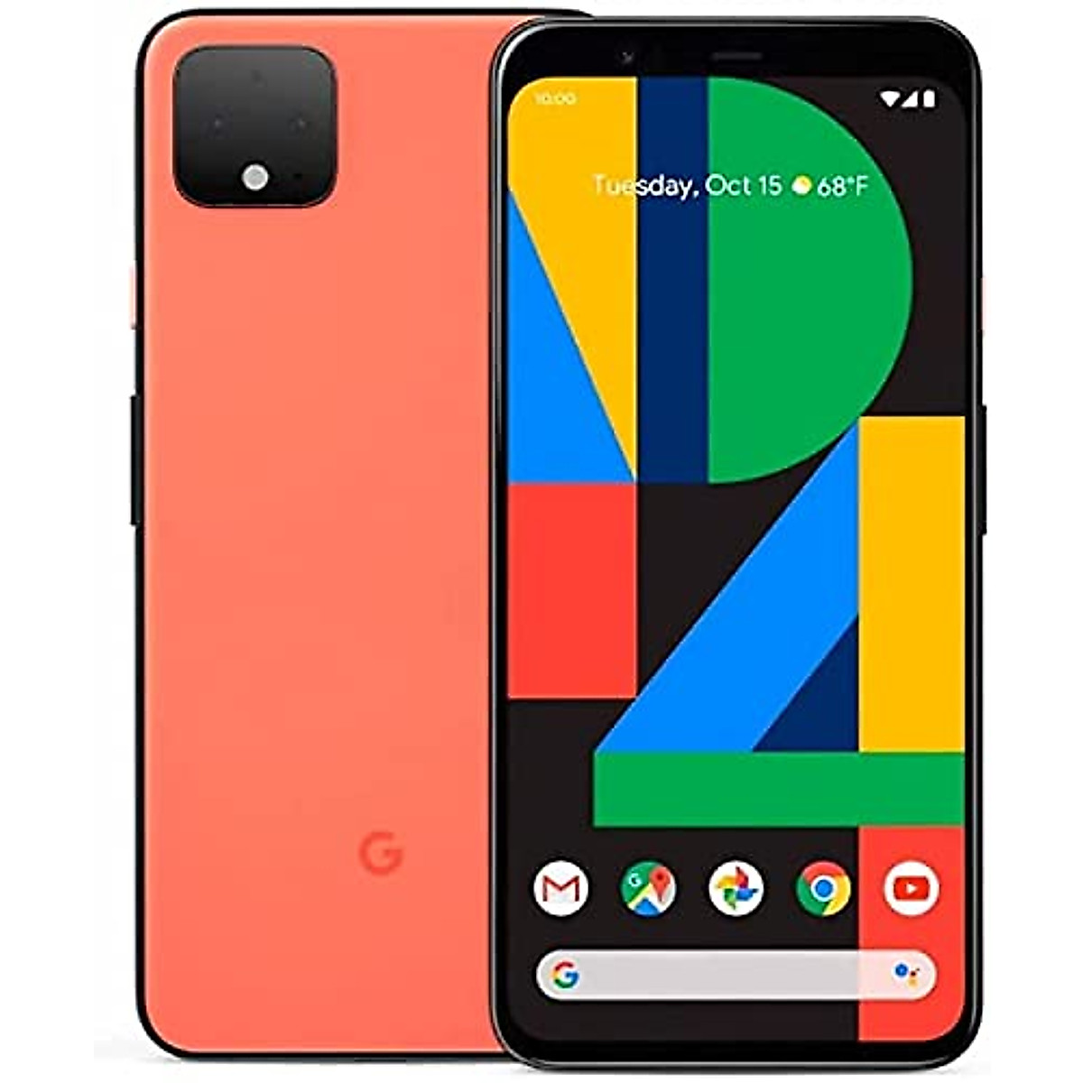 Google Pixel 4 G020M 64GB 5.7 inch Android (GSM Only, No CDMA) Factory Unlocked 4G/LTE Smartphone - International Version (Oh So Orange)