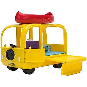 Peppa Pig Pop n’ Playhouse & Play n’ Go Campervan Combo Pack Playset, 15 Pieces - Includes 4 Character Toy Figures Plus Accessories - Toy Gift for Kids - Ages 2+