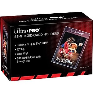 Ultra PRO Semi-Rigid 1/2" Lip Sleeves 200ct