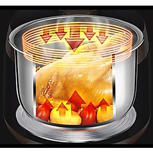 Original Inner Pot for Crock Pot 8 Quart - Stainless Steel Replacement Pot for Crock-Pot 8 Qt Multi-Cooker Crockpot XL Pressure Cooker Accessories Parts