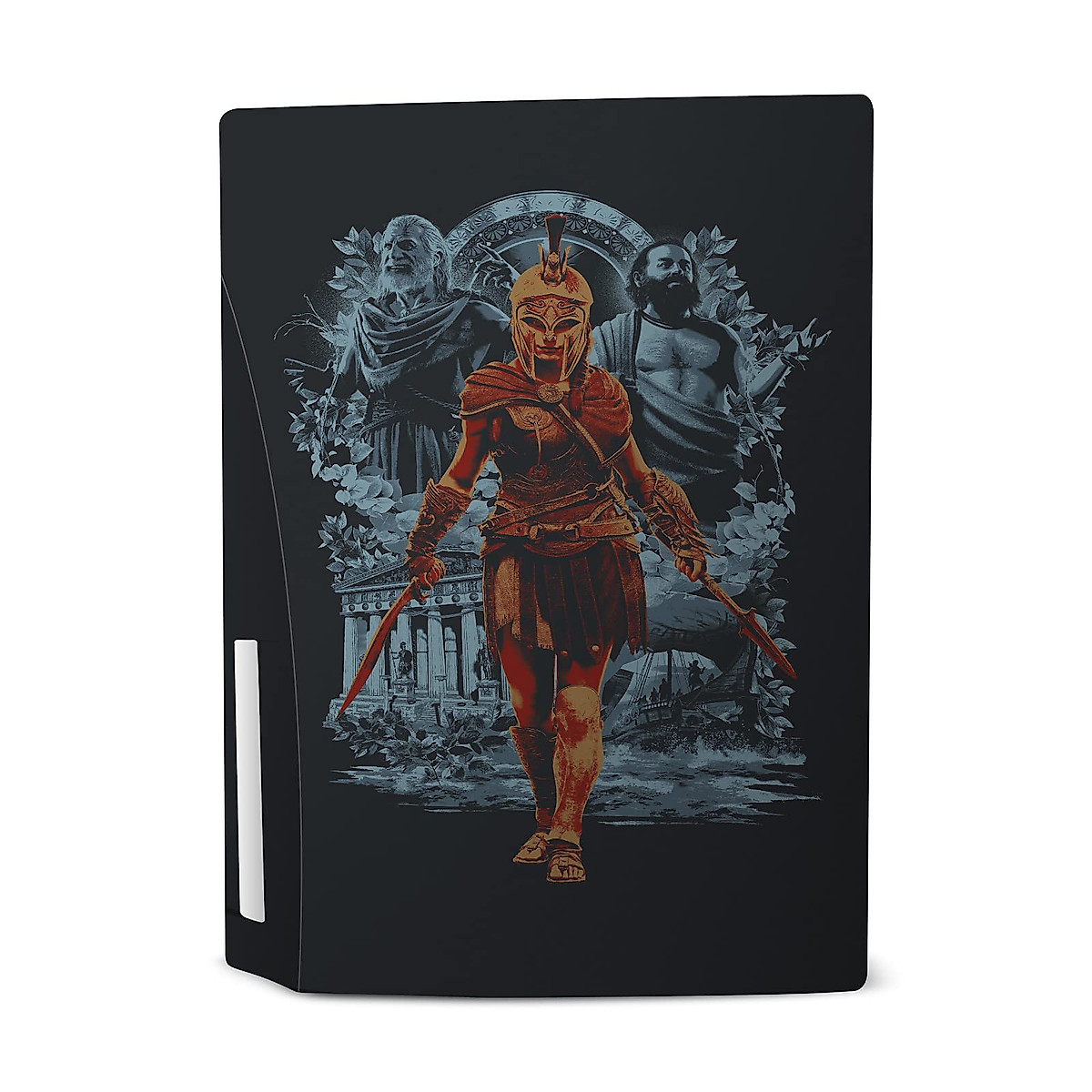 Head Case Designs Officially Licensed Assassin's Creed Kassandra Vine Odyssey Artwork Vinyl Faceplate Sticker Gaming Skin Decal Cover Compatible With Sony PlayStation 5 PS5 Disc Edition Console