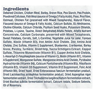 Blue Buffalo Tastefuls Weight & Hairball Control Natural Adult Dry Cat Food, Chicken, 7lb bag