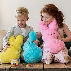 Animal Adventure | Shaggy Bunny Peeps | 15” Collectible Plush | Pink