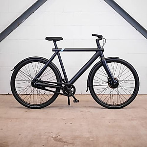 VanMoof S3 Ebike Unisex - Electric Bike 4 Speed, 150km Range, Top Speed: 15.5 mphh, 21Kg, 28” - Dark Color…